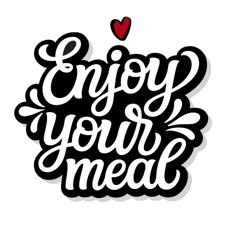 Biodegradable Generic ENJOY YOUR MEAL Stickers D50mm - 15/Sheet ...